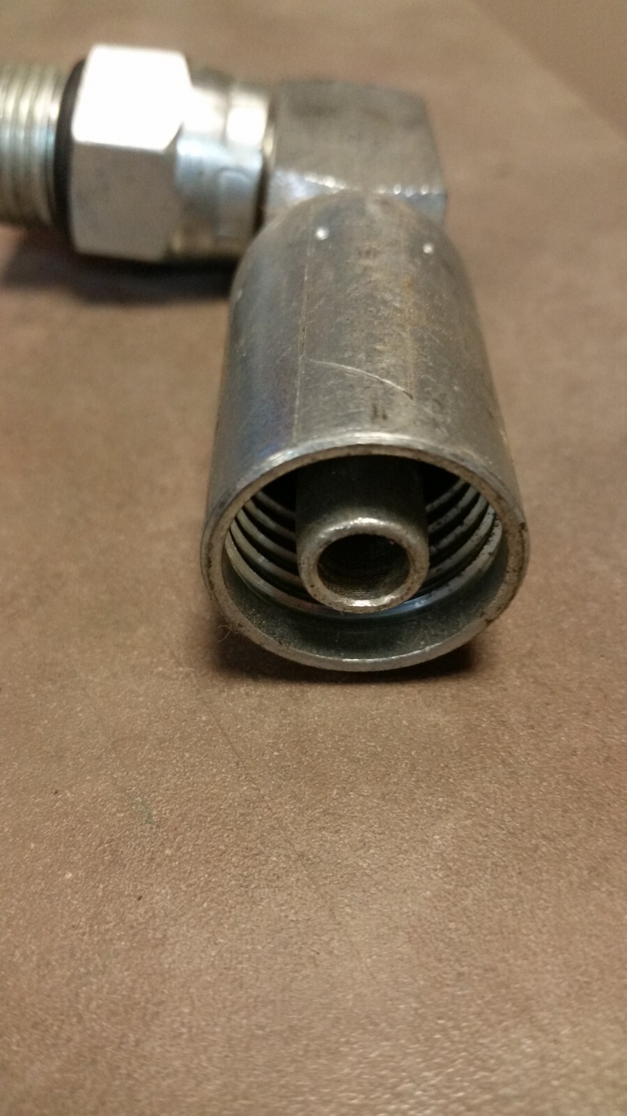 #59 Eaton Weatherhead 06U R68 3/8" Hose X 1/2" ORB Male Hydraulic ...