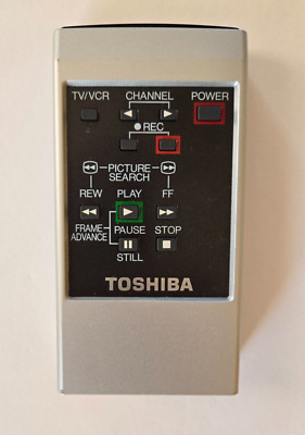 Toshiba Remote Control Model VC-4 Untested | eBay