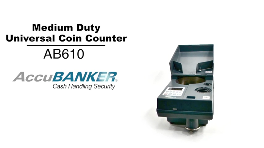 AccuBANKER AB610 Universal Coin Counter & Token Speed 2000 Coins/Min ...