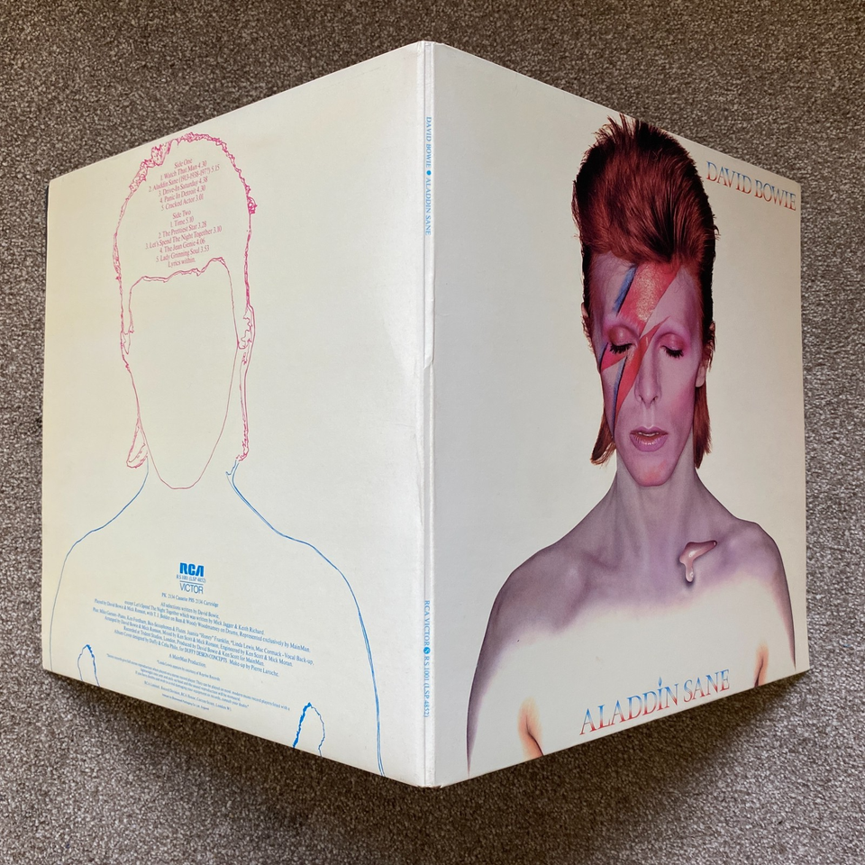 DAVID BOWIE - ALADDIN SANE (RCA RS 1001) RARE VINYL LP - 1ST UK ...