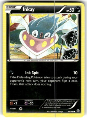 Inkay 45/98 Ancient Origins Regular Common Pokemon Card TCG English NM ...