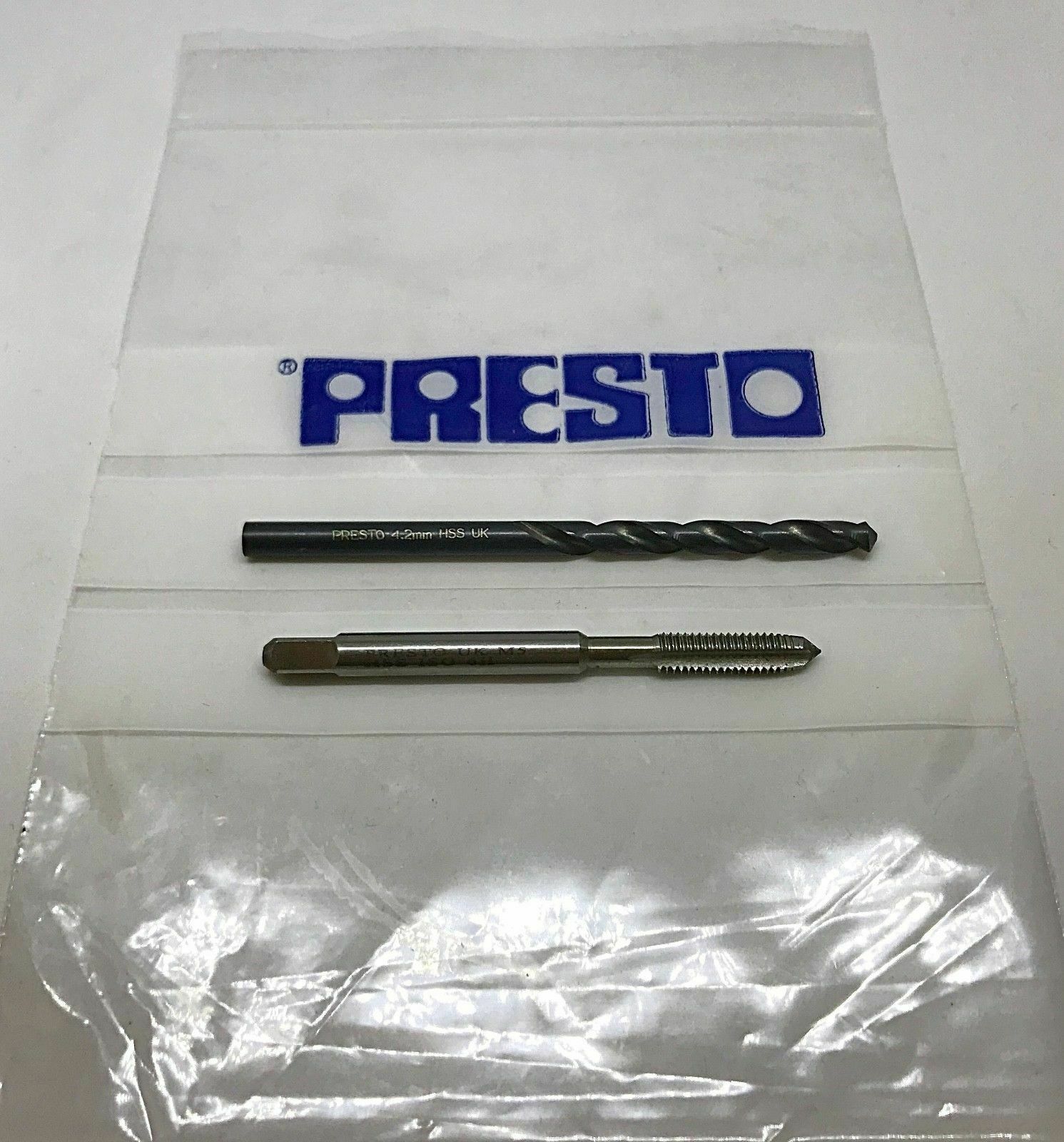 Presto Metric Tap Drill HSS Second Tap With Tapping Drill Size (M2-M12 ...
