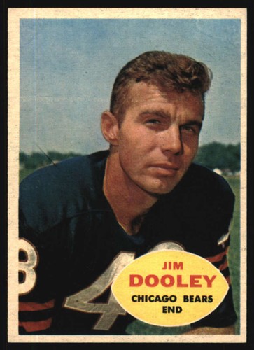 1960 Topps #15 Jim Dooley EX+ Bears 569908 | eBay
