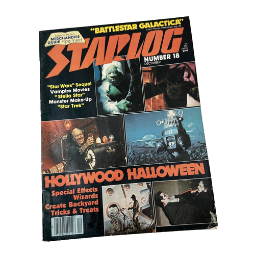 STARLOG MAGAZINE ISSUE 18 DECEMBER 1978 BATTLESTAR GALACTICA HOLLYWOOD ...