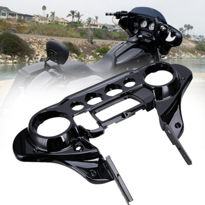 Vivid Black Batwing Inner Fairing Fit For Harley Electra Street Glide ...