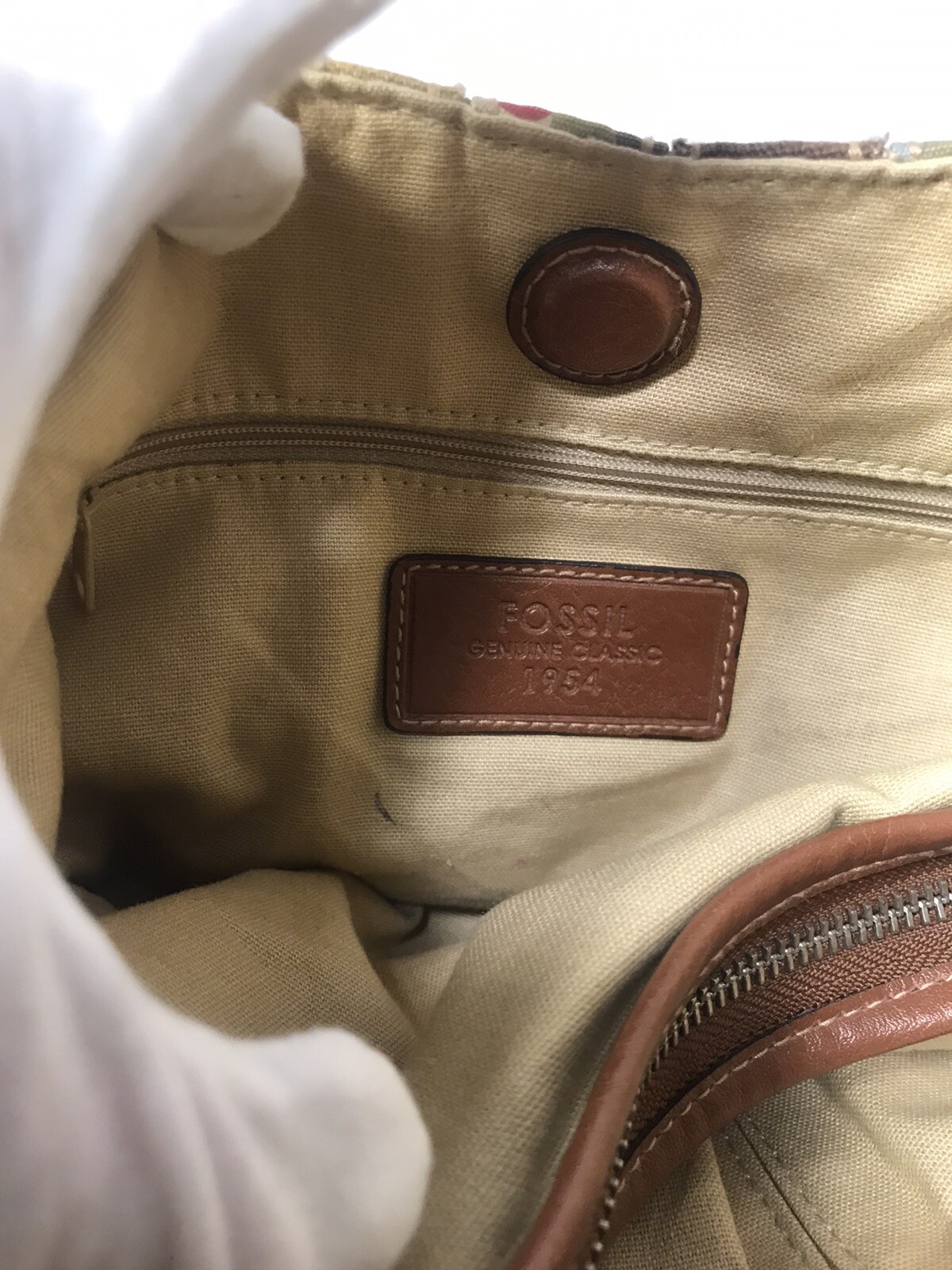 Fossil Long Live Vintage 1954 Floral Shoulder Handbag… - Gem