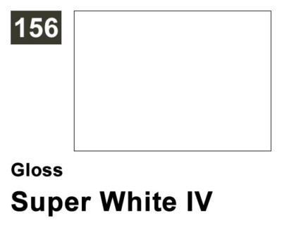 Mr. Hobby G156 Mr. Color Gloss 156 Super Blanc IV (10ml) Modélisme | eBay