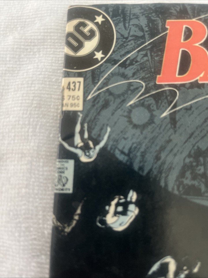 Batman #437 Newsstand Variant (DC Comics Late August 1989)Error Cover ...