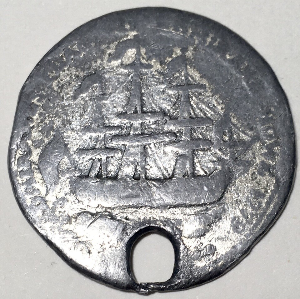 1779 Rhode Island Ship Medal Pewter U.S. Colonial Coin Rare | eBay