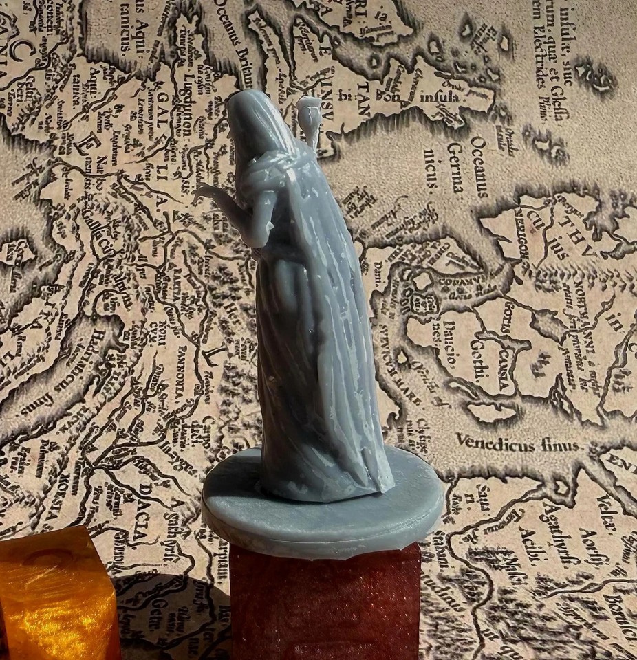 Old Crone/Witch/Hag - Resin Tabletop RPG Miniature For DnD, TTRPG, And ...