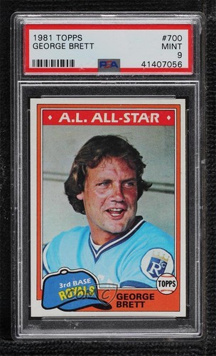 1981 Topps George Brett #700 PSA 9 MINT HOF | eBay