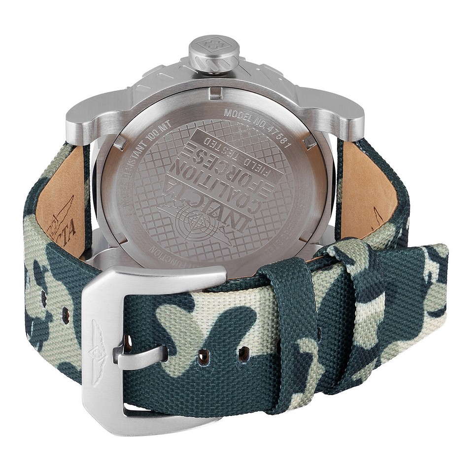 New Invicta Coalition Commando Men's 46mm Quartz Watch Multi-Function ...