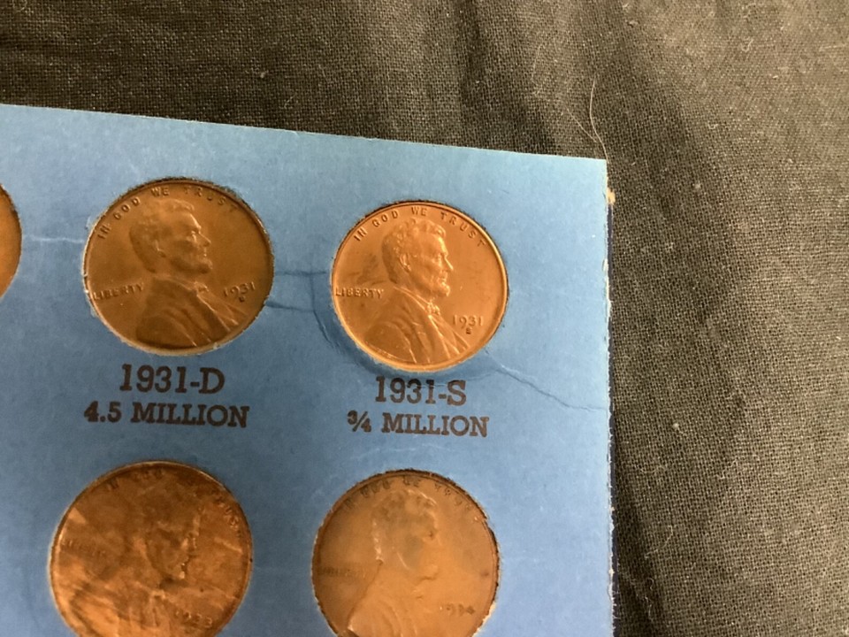 Nearly Complete Lincoln Wheat Cent Set 1909-1958! (Just missing the ...