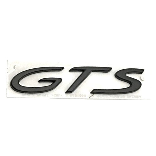 Genuine Porsche 718 Macan "GTS" Emblem in Matte Black 95B853675E | eBay