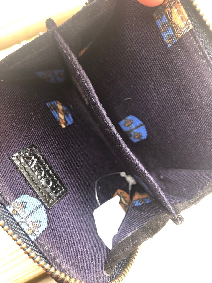 J Crew Wallet Black Suede Leather | eBay