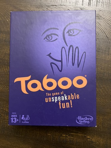 Taboo Board Game Classic Unspeakable Family Fun Group Hasbro | eBay
