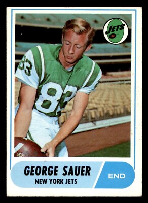 1968 Topps Football #13 George Sauer EX *d5 | eBay