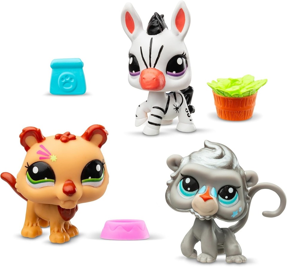 Littlest Pet Shop Series 2 Pet Trio Tube Zoo Pets | Each Pet Trio Tube ...