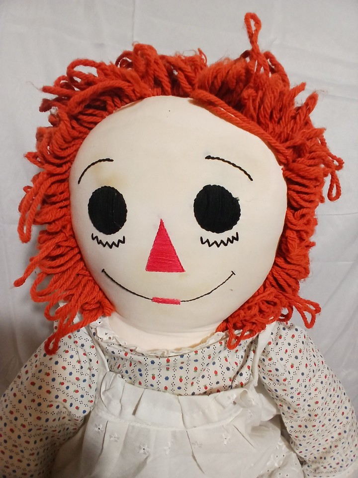 Large 36" Raggedy Ann doll, a beloved rag doll character. | eBay