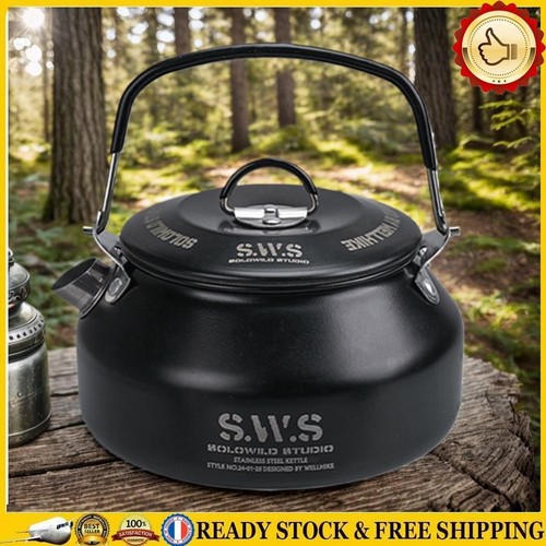 FR 0.8L Outdoor Camping Kettle Portable Hiking Kettle for Outdoor ...