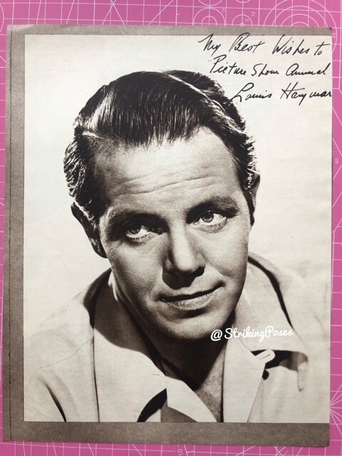 Vintage Magazine Clipping 1950s BURT LANCASTER LOUIS HAYWARD 8x10 film ...
