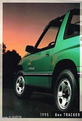 BIG 1995 Chevy TRACKER Brochure/Catalog with Color Chart:LSi ...