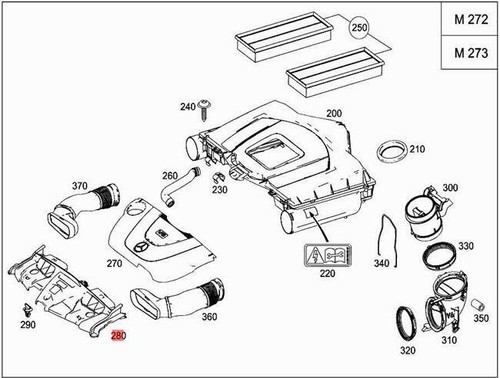 Genuine Mercedes Fan Shroud A207 C207 2075000255 | eBay