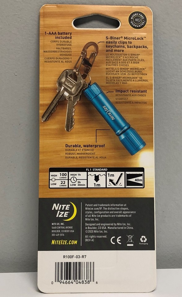 Nite Ize Radiant 100 Keychain Flashlight | eBay