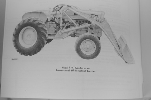IH Wagner Front End Loaders & Backhoe Owners Manual for International ...