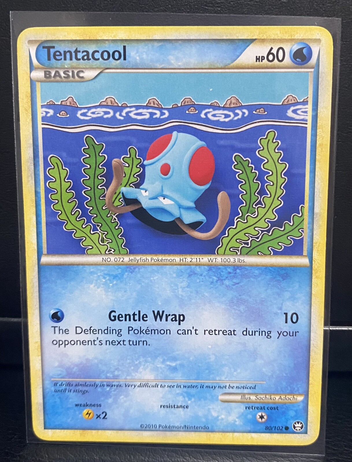 Pokémon TCG Tentacool HS-Triumphant 80/102 Regular Common | eBay