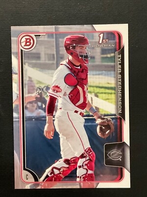 Tyler Stephenson 2015 1st Bowman Draft Base Card #13 Cincinnati Reds | eBay