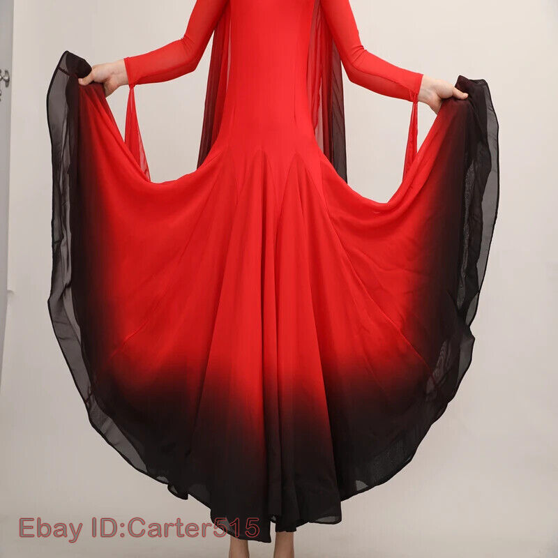 Ballroom Dance Dress Modern Standard Competition Costume Women Waltz ...