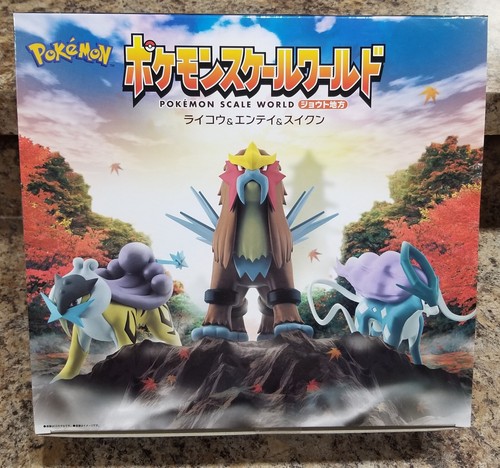 Pokemon Scale World Legendary Beasts Entie, Raikou & Suicune | eBay
