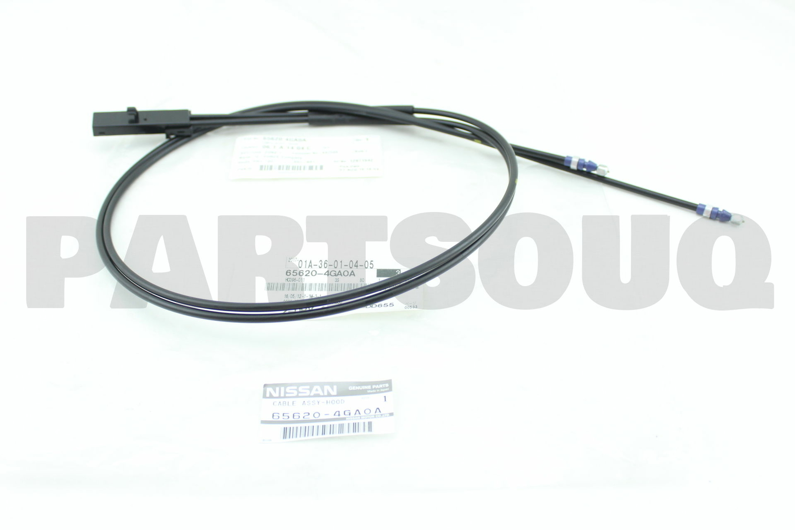 656204GA0A Genuine Nissan CABLE ASSY-HOOD 65620-4GA0A | eBay