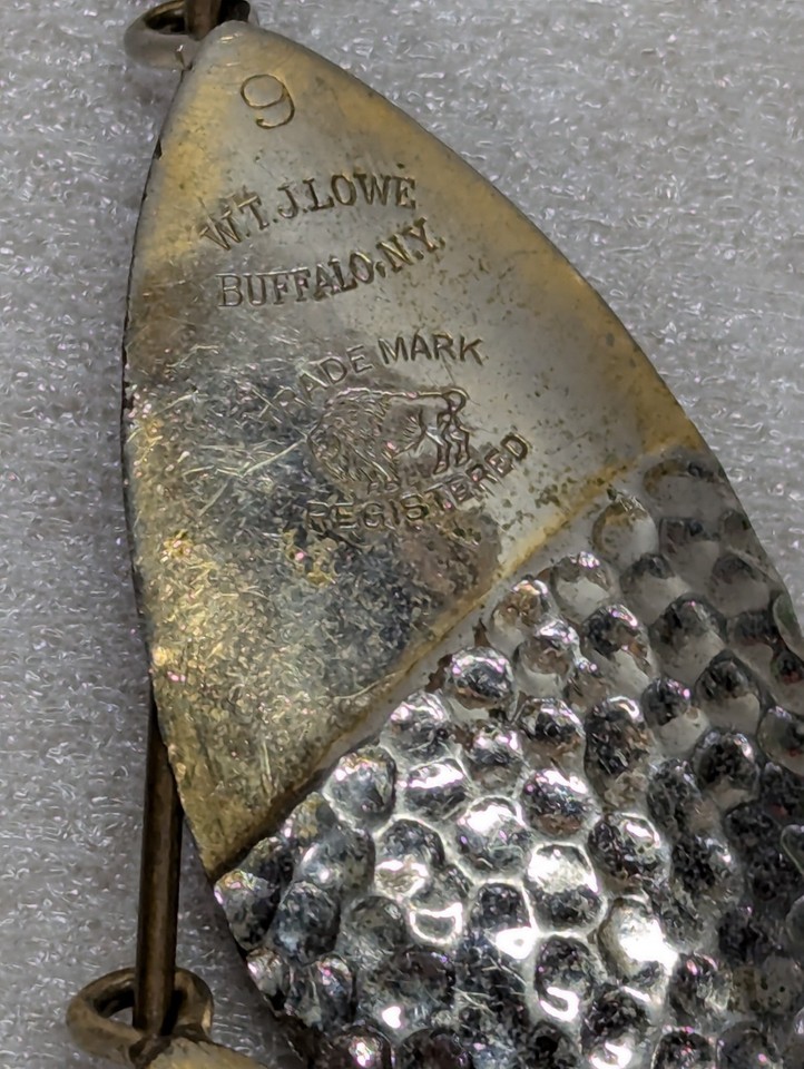 Vintage W.T.J. Lowe Weedless Bucktail Dual Spinner Lure Size 9 | eBay