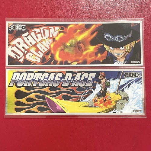 One Piece Sabo Ace Long Sticker Set 2 Vinyl Collectible | eBay