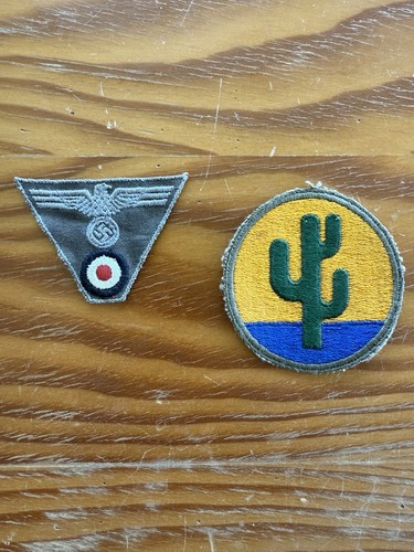 Vintage WW2 U.S. Army 103rd Infantry “Cactus Division” and German Patch ...