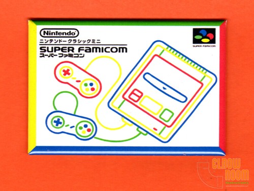 Nintendo Super Famicom box art 2x3" fridge/locker magnet video game ...
