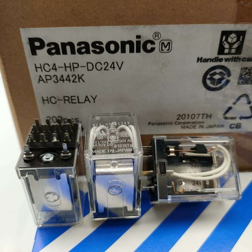 2Pcs Panasonic HC4-HP-DC24V Electromechanical Relay 14 Pins 24VDC | eBay