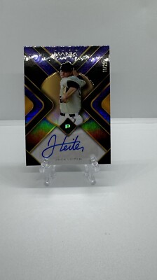 2023 Wild Card Jack Leiter Texas Rangers Auto Mania Prospects /25 | eBay