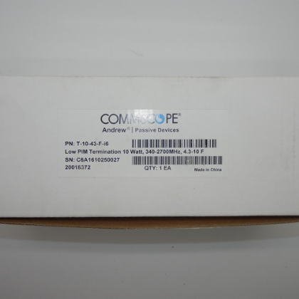 Commscope 10W Low PIM Termination Load 340-2700MHz T-10-43-F-I6 | eBay.de