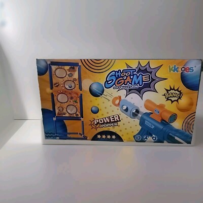 Shooting Game Toy 2-Players Power Popper w/ 24 Soft Bullet Bow Blaster ...