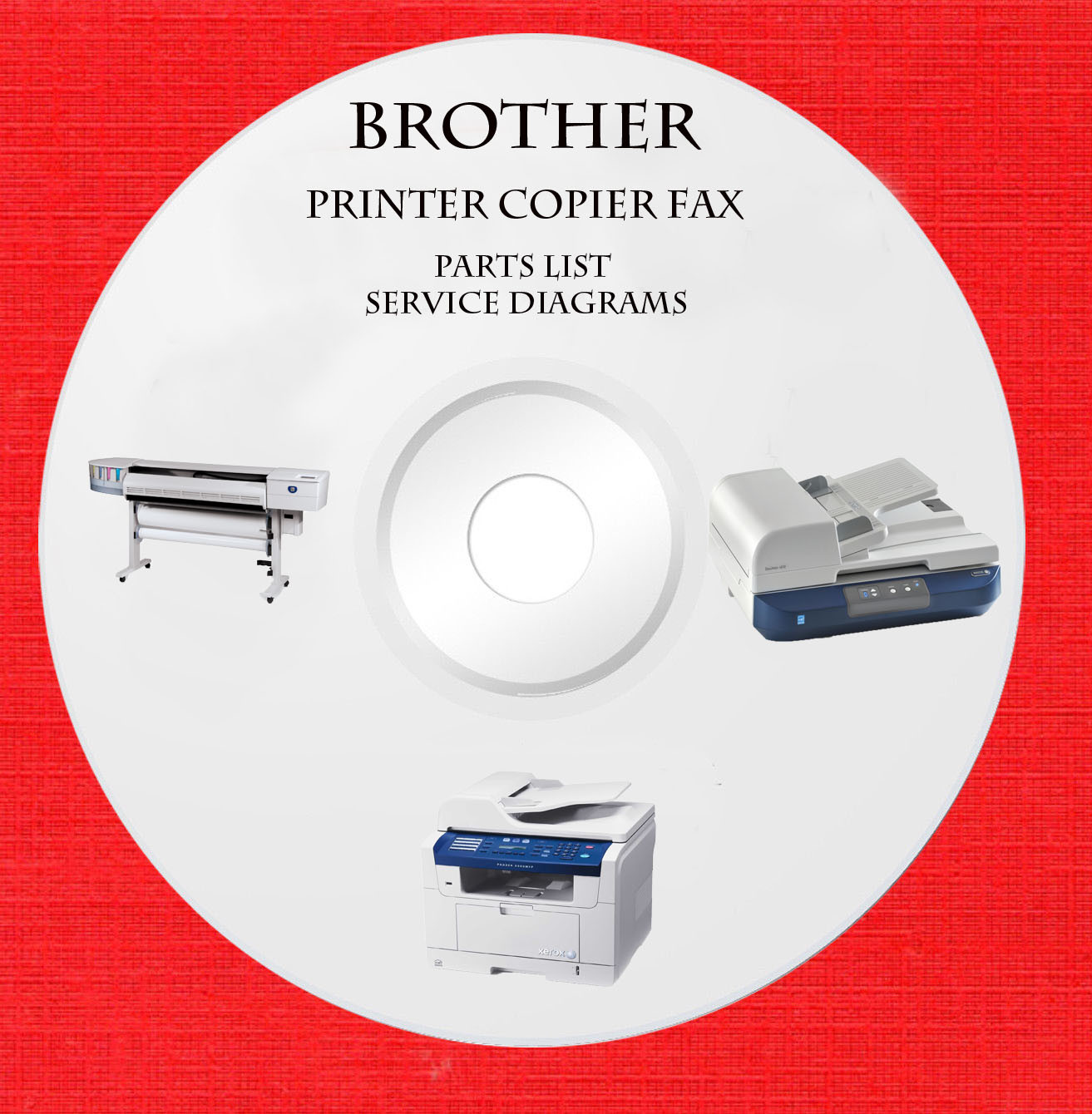 Brother printer copier fax parts list and service diagrams on 1 dvd | eBay