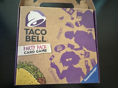Taco Bell Party Pack Card Game. (Brand New Card/Board Game) Easy To ...