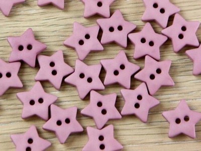 Dill Star Plastic Buttons Dusky Pink 28mm - each | eBay UK