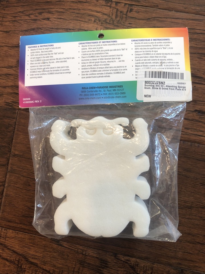 Scumbug (tm) Oil-Absorbing Sponge Devours Scum, Slime & Grime From ...