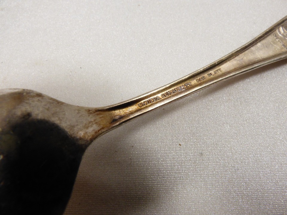 VTG 1933 Oneida Community Par Plate Silver plate Chicago Souvenir Spoon ...