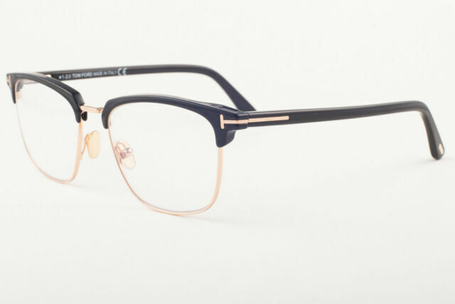 Tom Ford FT 5683-B 001 Shiny Black Squared Eyeglasses for sale online ...