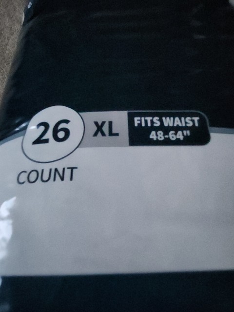 Walgreens Certainty Men's Comfortlux Underwear XL 26 Count Value Pack ...