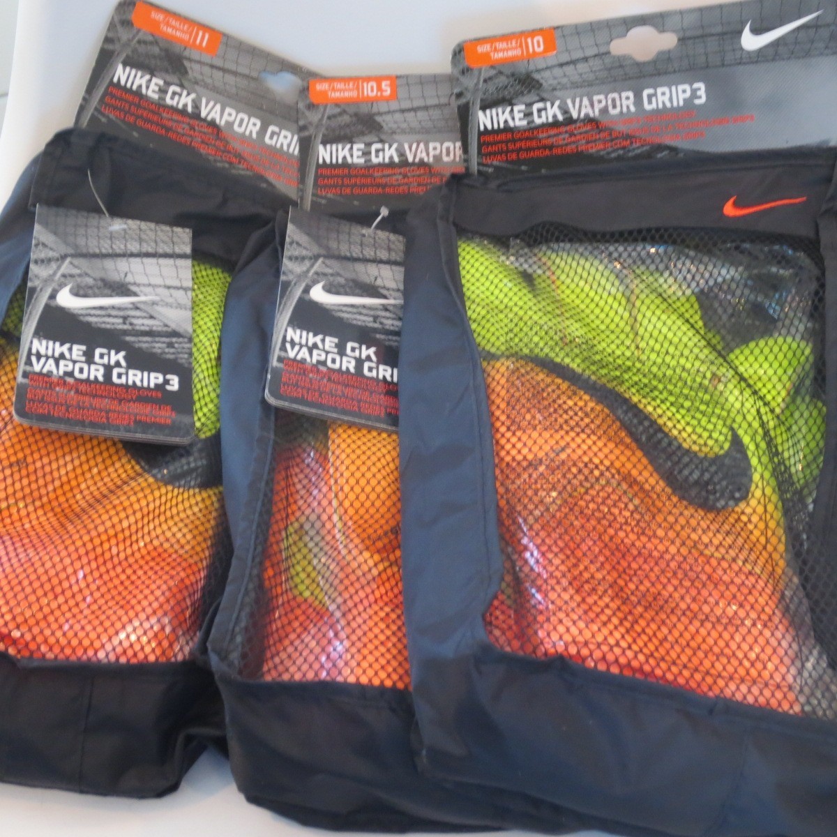 Nike GK VG3 Vapor Grip 3 Goalkeeper Soccer Gloves Size 10.5 | eBay